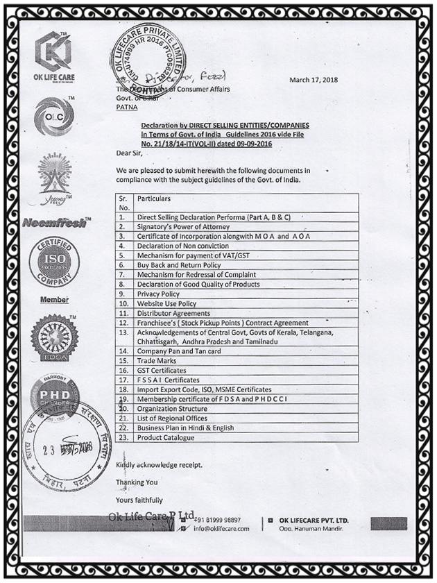 Welcome to OK Life Care Pvt. Ltd.