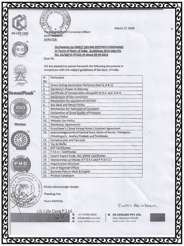 Welcome to OK Life Care Pvt. Ltd.