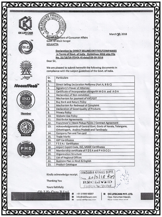 Welcome to OK Life Care Pvt. Ltd.